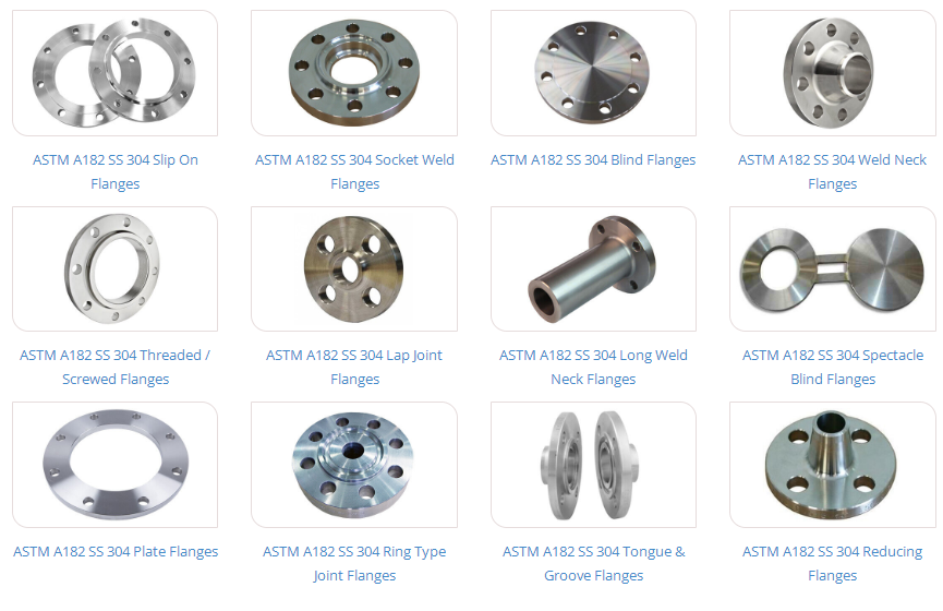 ASTM A182 F304 Stainless Steel Flanges - Buy ASTM A182 F304 Stainless ...
